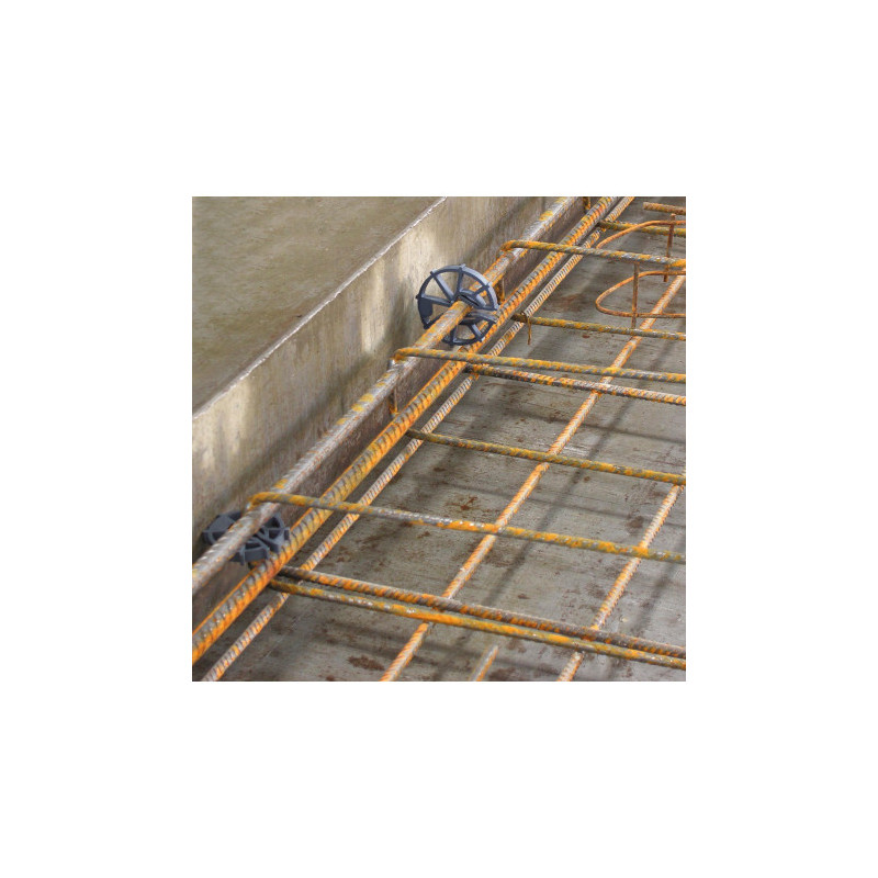 Cale à béton forme étoile 30 mm. Sac de 100 unités - Béton Avenue